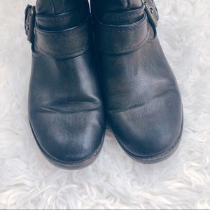 Report | Shoes | Report Brown Black Leather Boots | Poshmark